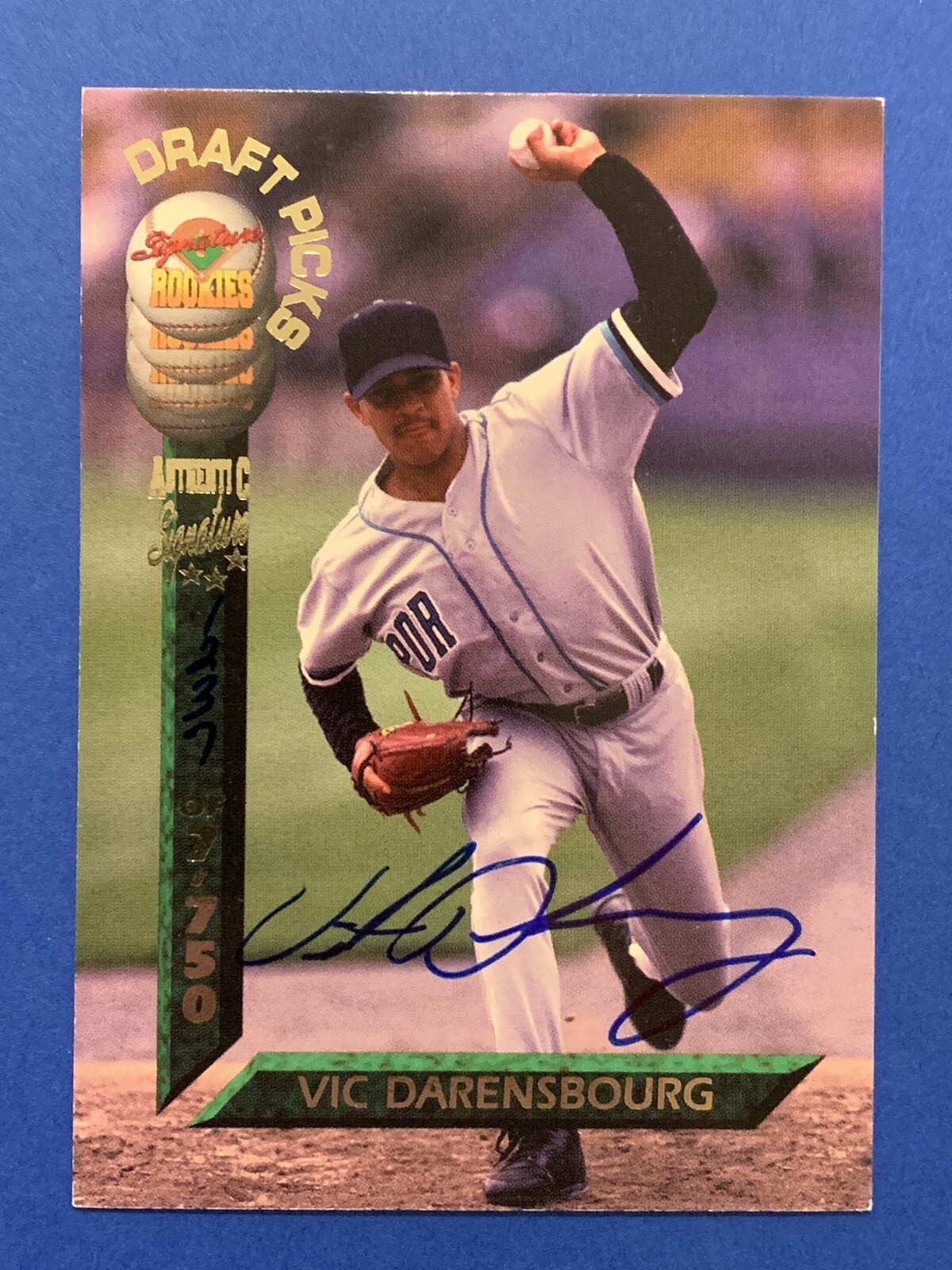 VIC DARENSBOURG Signed 1994 Signature Rookies MARLINS - ROCKIES ...
