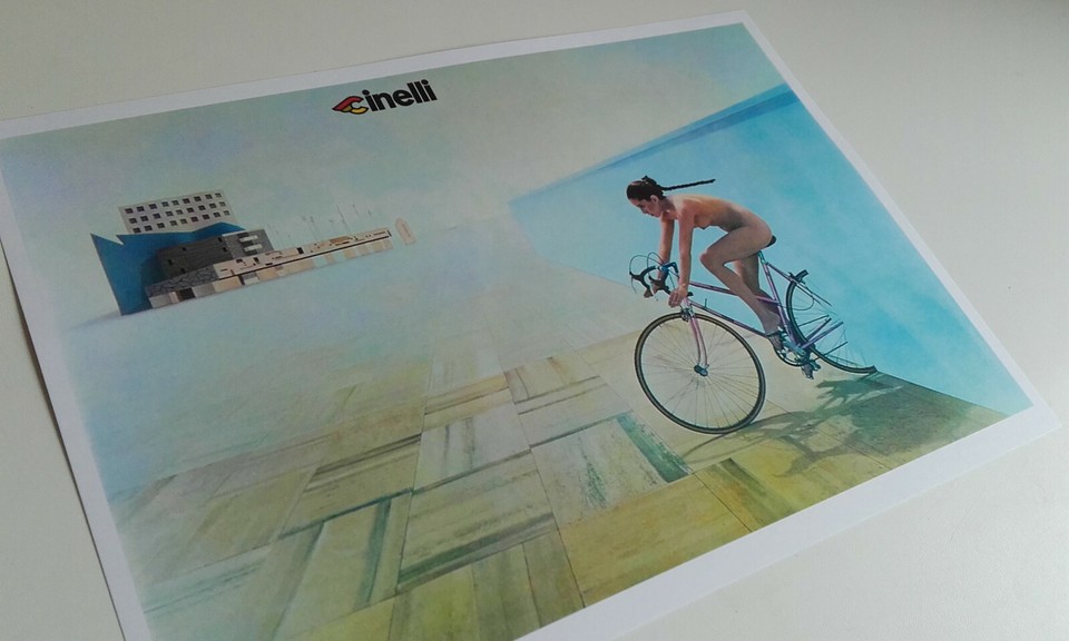 Retro Cinelli Bicycle Poster, Studio Alchimia Foto Occhiomagico | eBay