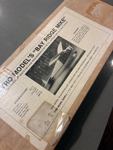 Tyro Models Bay Ridge Mike Cox .049 R/c Balsa Model Airplane Kit | eBay