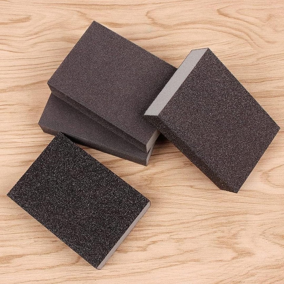 Sanding Blocks P80 Grit Foam Sandpaper Block Sanding Sponge Wet Dry ...