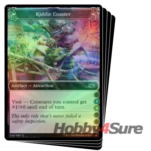 Foil Kiddie Coaster (2/3/6) X4 M/NM Magic: The Gathering MTG Unfinity ...