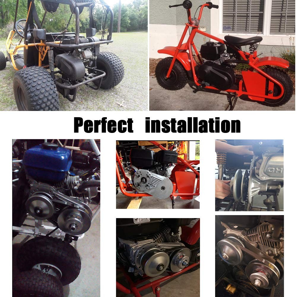 Moosun 30 Series 6.5 Hp Go Kart Mini Bike Torque Converter Clutch Driv ...