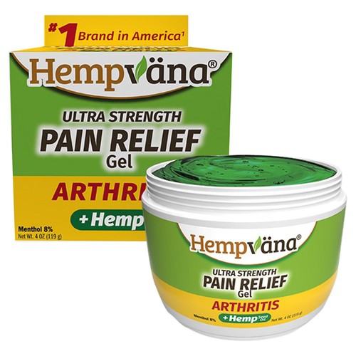 Hempvana Ultra Strength Arthritis Pain Relief Gel Rub with Hemp Seed ...