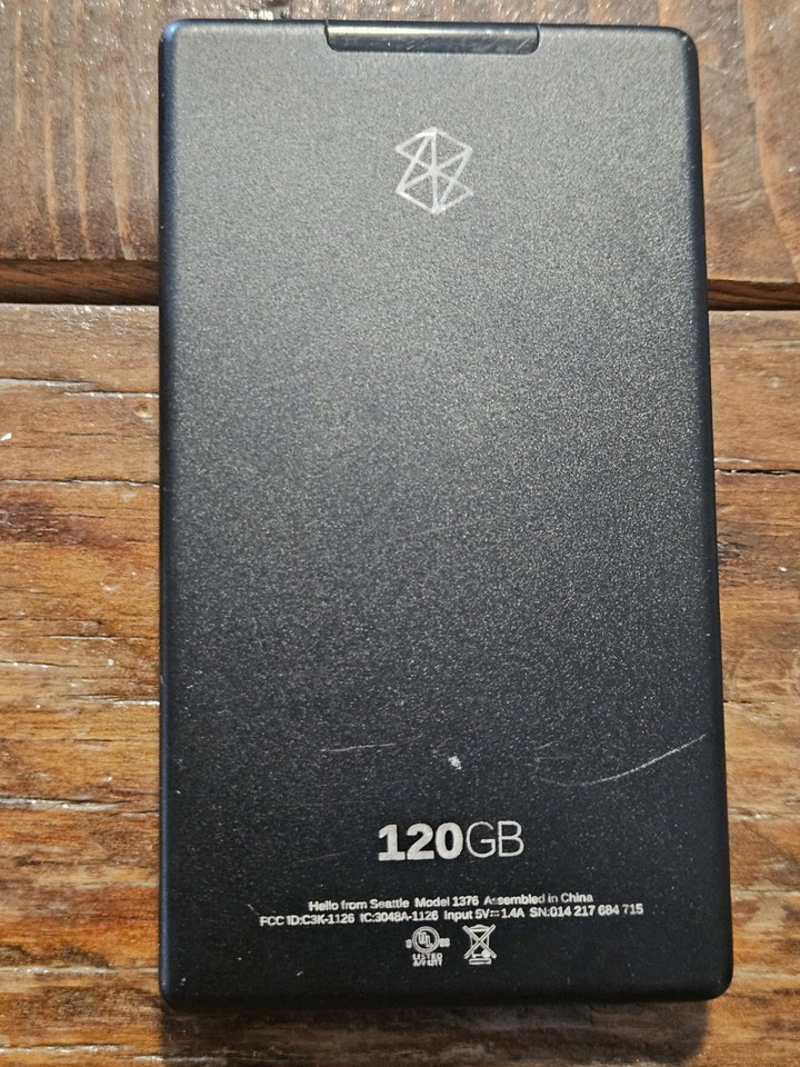 Microsoft Zune 1376 120GB Black MP3 Player - For Parts or Repair | eBay