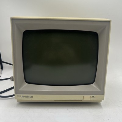Vintage NEC JB-1285DA CRT Computer Amber Character Display Screen ...