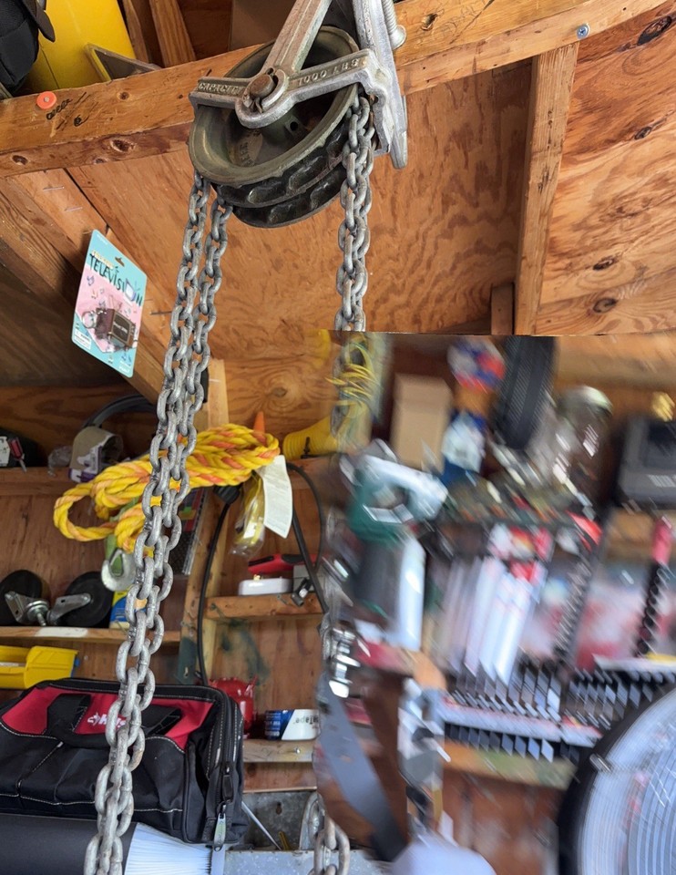 Vintage Chain Hoist Capacity 1000 Lbs Model Thern Machine Co. USA | eBay