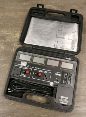 Extech 380801 True RMS Single Phase Power Analyzer | eBay