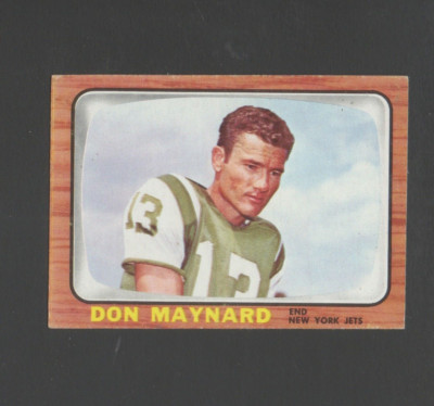 1966 Topps Football Card #95 Don Maynard-New York Jets Ex Card | eBay