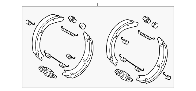 Mercedes-Benz 0054203620 Genuine OEM Brake Shoes for sale online | eBay