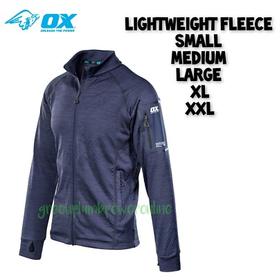 OX Tools OX-W5536 Ox-Tech Lightweight Fleece Top Workwear SIZE SMALL ...