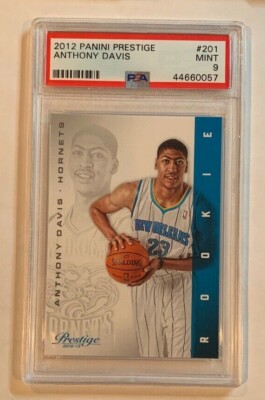 2012 Panini Prestige #201 Anthony Davis Rookie Card PSA 9 Mint | eBay