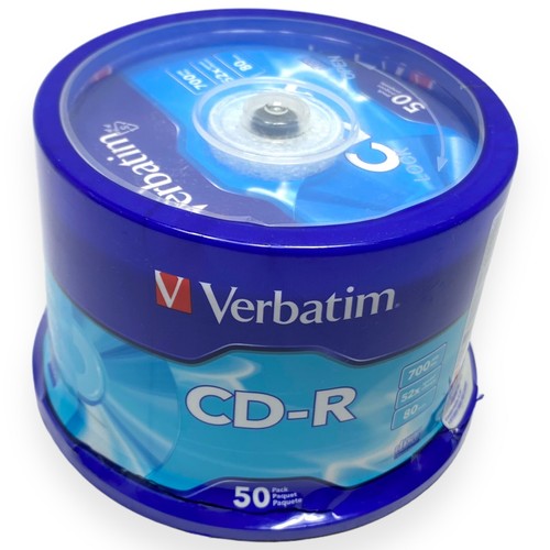 Verbatim CD-R 700 MB 80 min. 1 52x Speed 50-Pack Spindle Model No ...