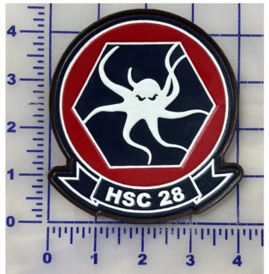 NAVY HSC-28 DRAGON WHALES COLOR LEATHER PATCH | eBay