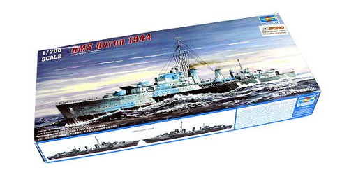 TRUMPETER Military Model 1/700 War Ship HMS Huron 1944 Scale Hobby ...