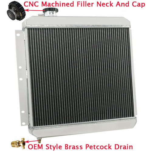 3 Row Aluminum Radiator Shroud Fan For 58-84 Toyota LandCruiser FJ40 ...