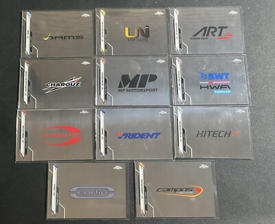 LOT*11 2020 Topps Chrome Formula 1 F1 F2 Team Logo Complete Set | eBay