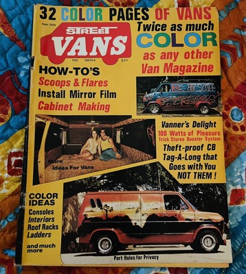 Vintage STREET VANS Magazine Sept 1976 Van Ideas Consoles How To | eBay