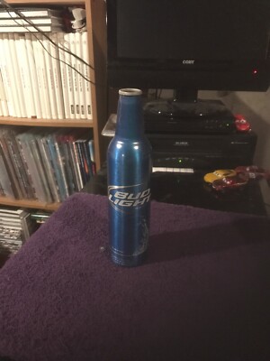 Bud Light Blue ALUMINUM BEER BOTTLE USA CAN 16 Fl Oz | eBay