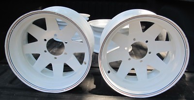 Vintage KEYSTONE White Spoke 16.5 x 8.25 275 White Wheels Rims PAIR | eBay