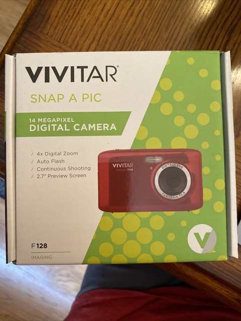 Vivitar ViviCam F128 14.1MP Digital Camera - Red for sale online | eBay