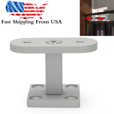 Aluminum Modern Straight Handrail Bracket , Stairs Holder Stair Railing ...
