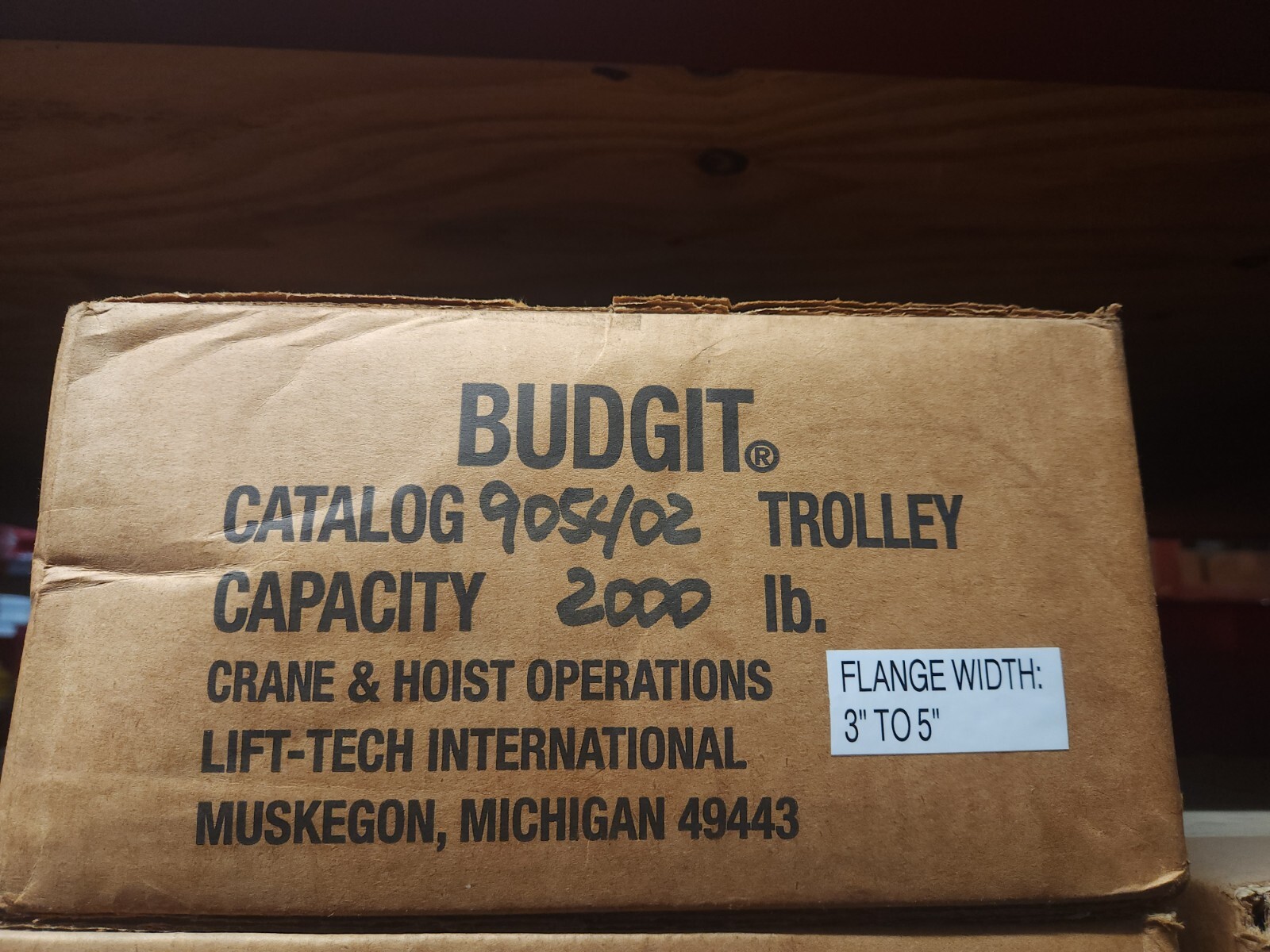 CMCO - BUDGIT RIGID MOUNT PUSH-TYPE TROLLEY 905402 for sale online | eBay