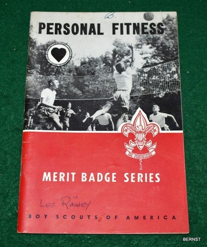 1960 BOY SCOUT MERIT BADGE BOOK - PERSONAL FITNESS | eBay