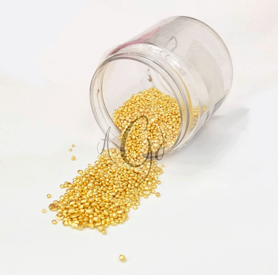 1 Gram 24K Pure .9999 gold shot nugget for casting grain NOT SCRAP | eBay