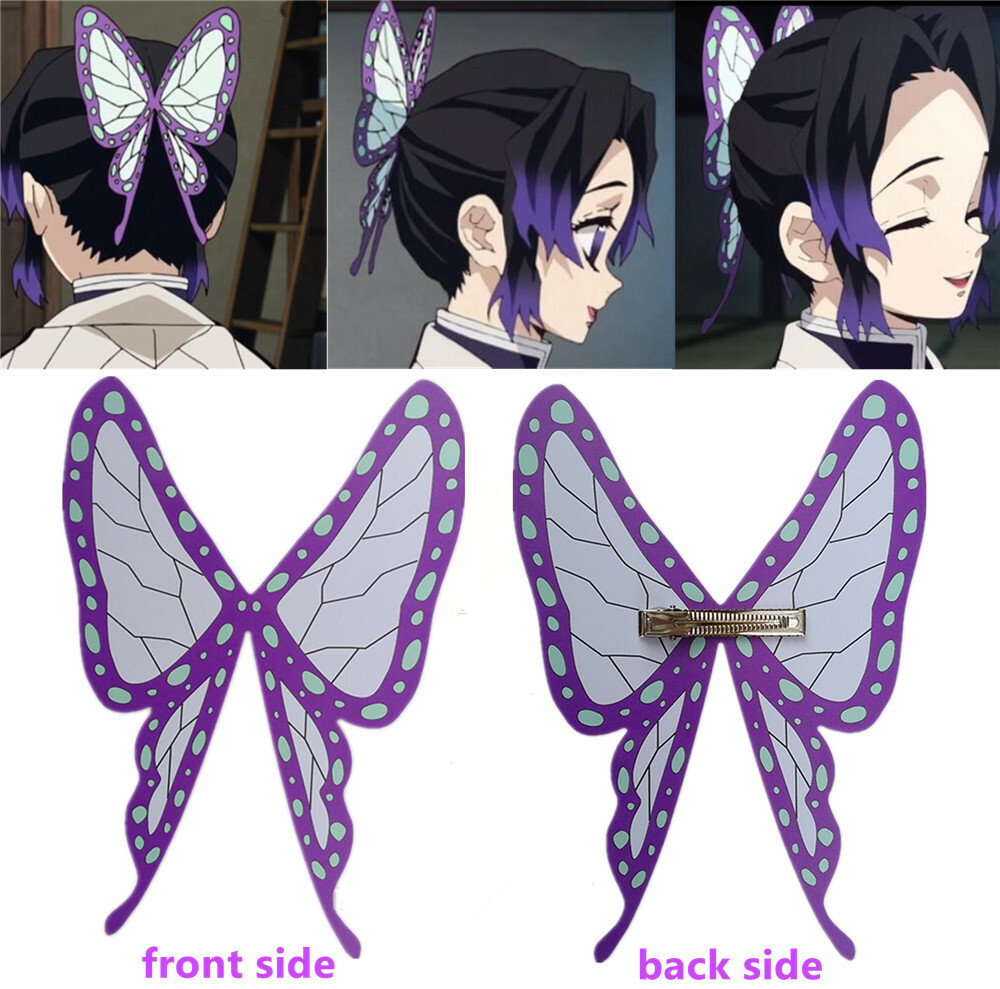 Kochou Shinobu Butterfly Headwear Demon Slayer Kimetsu no Yaiba Cosplay ...
