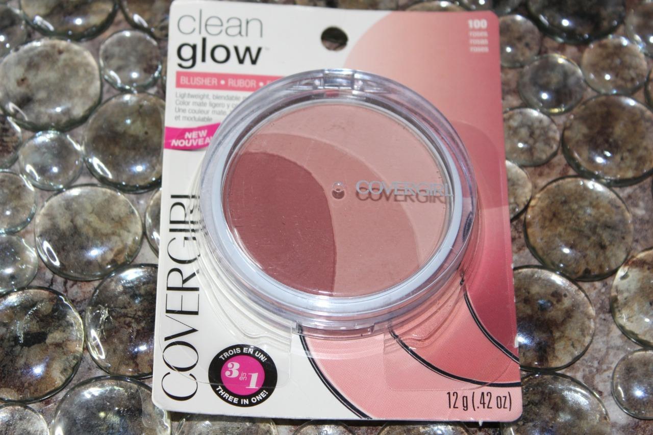 Covergirl Clean Glow Roses Blusher # 100 Roses 3 In 1 Trio RARE HTF ...