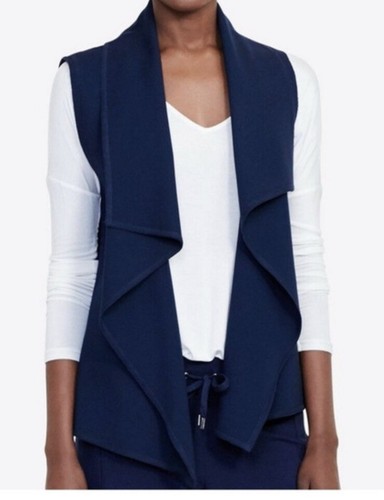 Lauren Ralph Lauren Women’s Navy Open Front Quilted Vest Size Small | eBay