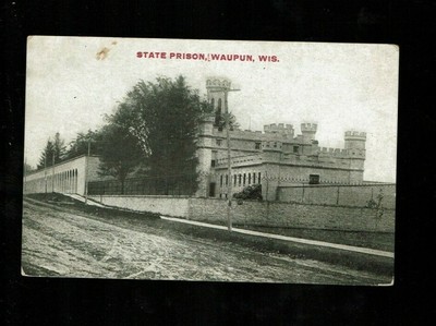 Waupun, WI Wisconsin, State Prison panorama, Stanley Johnson ...