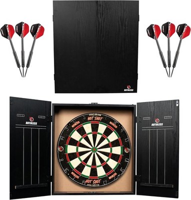 Darts Corner | Home Darts Centre Including Cabinet, Dartboard & 2 Sets ...