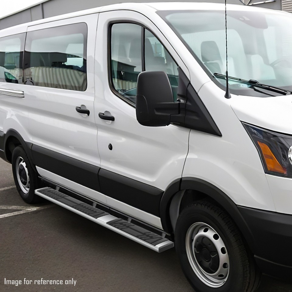 For 2015-2024 Ford Transit 150/250/350 6.5" Flat Side Step Bar Running ...