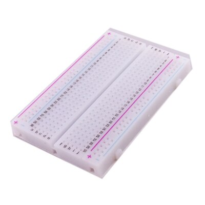 1pcs Quality mini bread board / breadboard 8.5CM x 5.5CM 400 holes | eBay