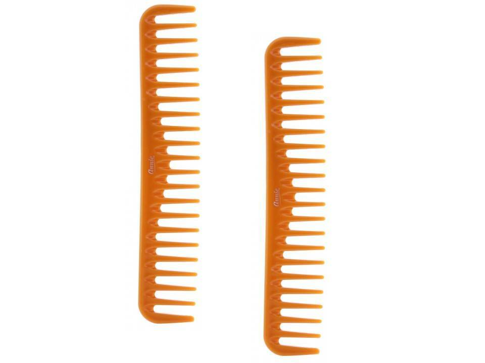 2 Pieces 22-Teeth Wide Tooth Comb Detangling Comb Or Double Piks | eBay