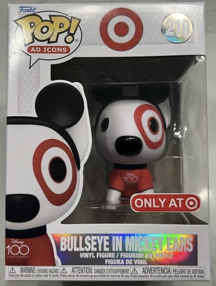 Funko Pop! Vinyl: Target - Bullseye in Mickey Ears - Target (Exclusive ...