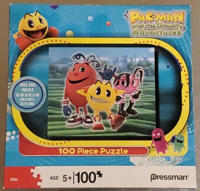 NEW Pac-Man and the Ghostly Adventures 100 Piece Jigsaw Puzzle 15x12.5 ...