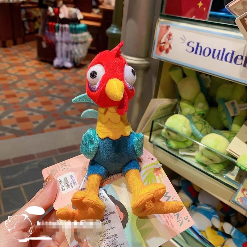 Disney store Hei Hei HeiHei Moana Chicken Shoulder Magnet Plush toy ...