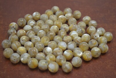 500 PCS ROUND ABALONE SHELL MOSAIC WITH RESIN BEADING BEAD 8MM #T-4087C ...