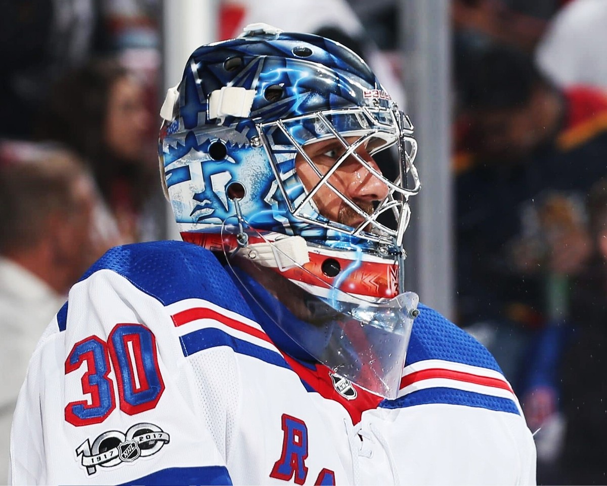 Henrik Lundqvist Winter Classic Mask McFarlane Toys NHL Series 32