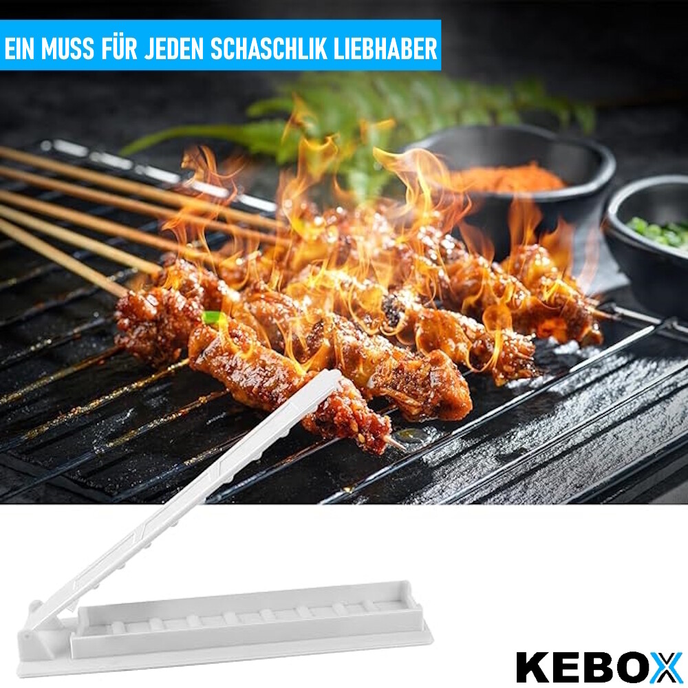 KEBOX Kebab Maker Schaschlik Grill Spieße Sticks Pressform Maker ...