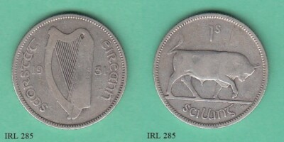 Ireland 1 One Shilling 1931 Silver Coin | eBay