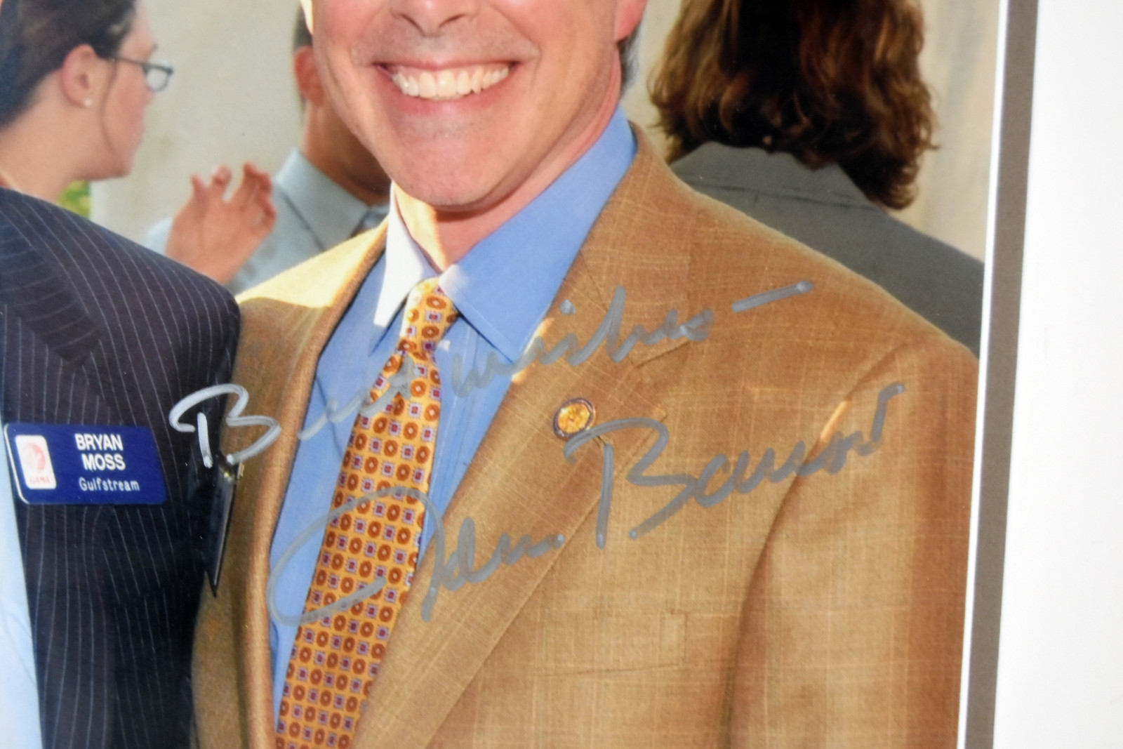 10" Signed Photo US American Gulfstream Aerospace Bryan Moss & Bauer ...