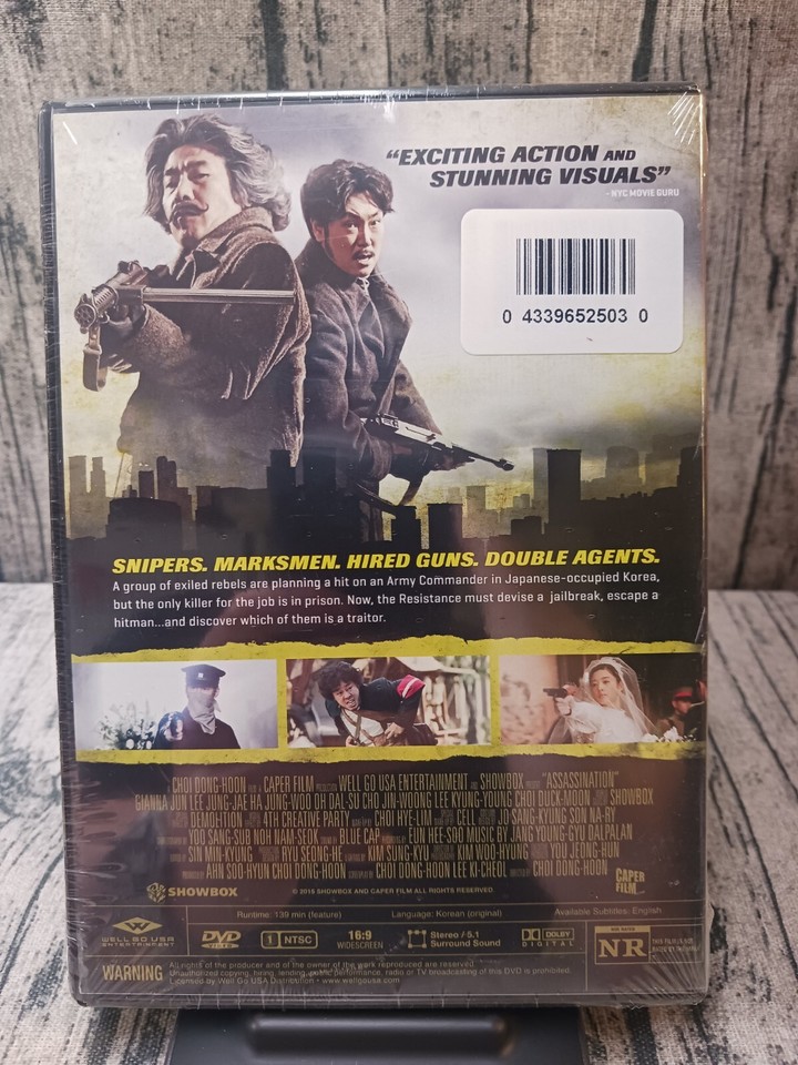 Korean Drama: Assassination (DVD, 2015, Widescreen, English Subtitle ...