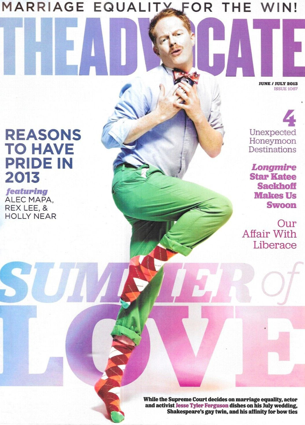 Advocate Gay Magazine Jesse Tyler Ferguson Marriage Equality Katee ...