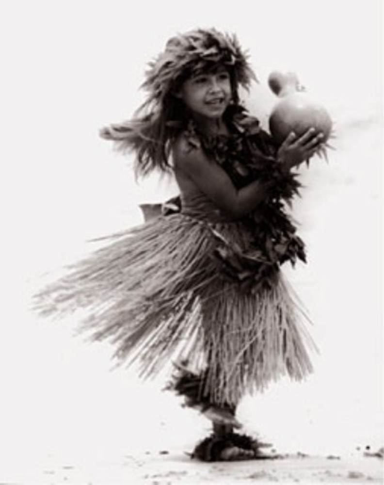 Kim Taylor Reece "Ka Ipu" 11 X 14 Double Matted Hawaiian Hula Print ...