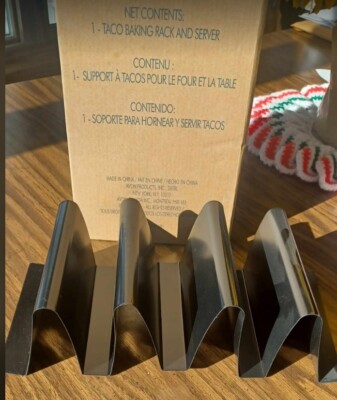 Brand New Taco Baking and Serving Rack- Holds 4 Tacos | eBay