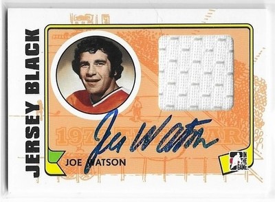 JOE WATSON Autographed Signed 2009 In the Game JERSEY card Philadelphia ...