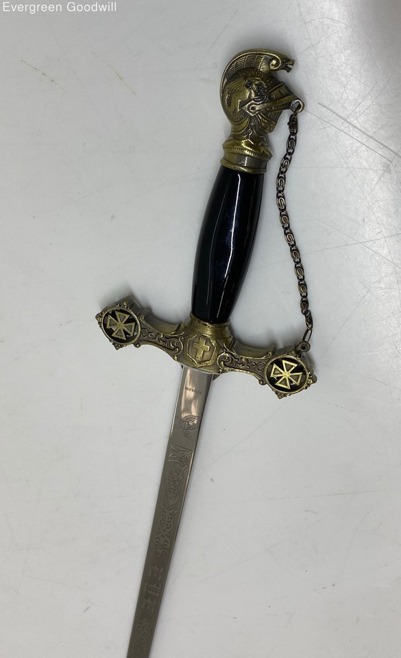 Antique Knight-Shaped Hilt Decorative Sword W/Sheath Stainless Steel | eBay